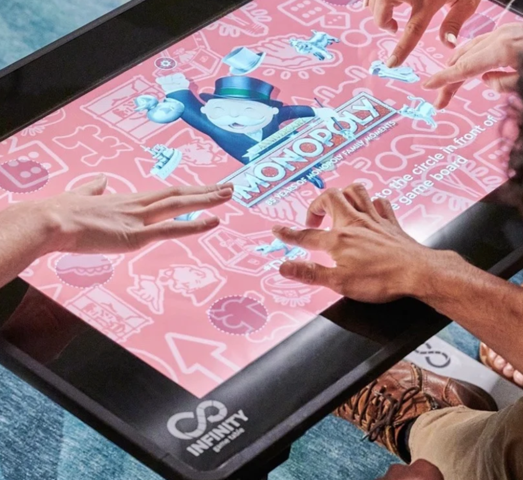 Arcade1Up Infinity Game Table features a high-resolution touchscreen ...